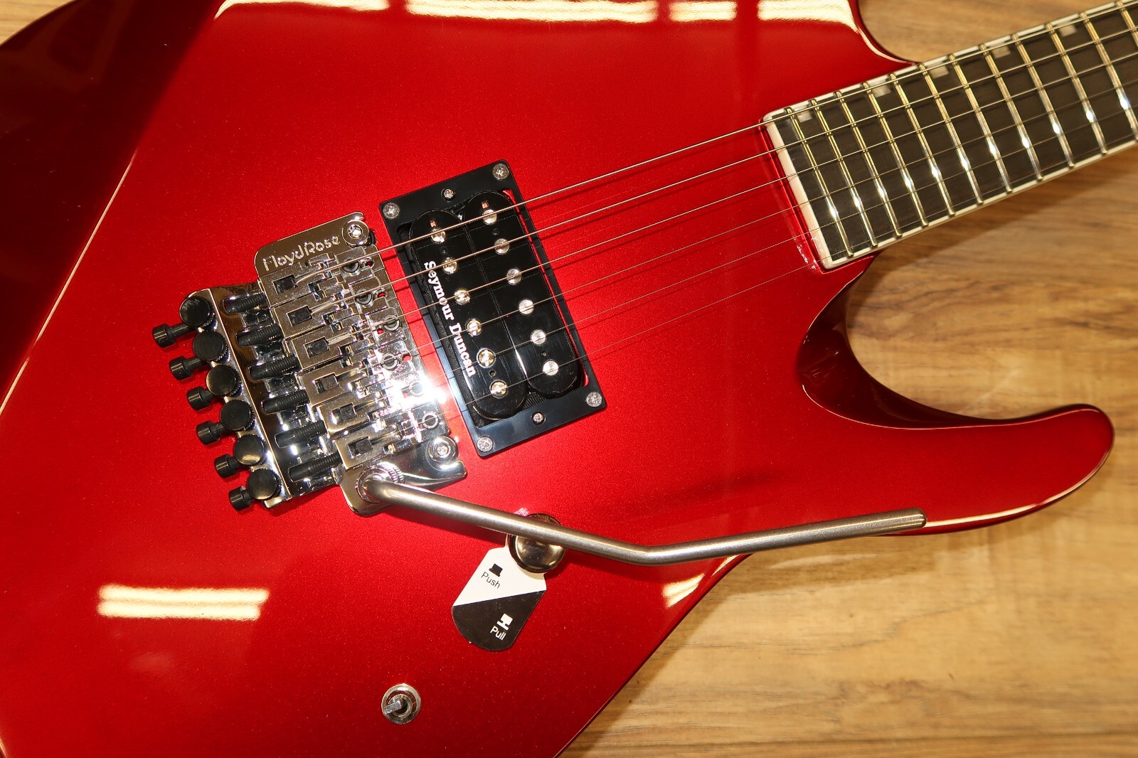 ESP LTD M1 FR Custom '87 candy Apple Red | eBay