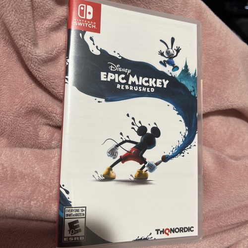 Nintendo Switch Disney Epic Mickey Rebrushed Game FUN Mickey Mouse ...
