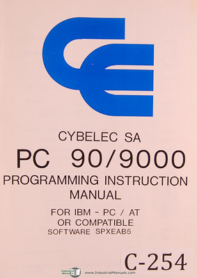 CYBELEC SA PC 90/9000, Gesenkbiegepresse, CNC Programmierung ...