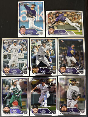 2023 Topps Chrome Colorado Rockies Team Set (8 cards) | eBay