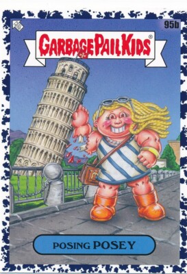 95b POSING POSEY 2023 GPK Garbage Pail Kids Go On Vacation BRUISED ...