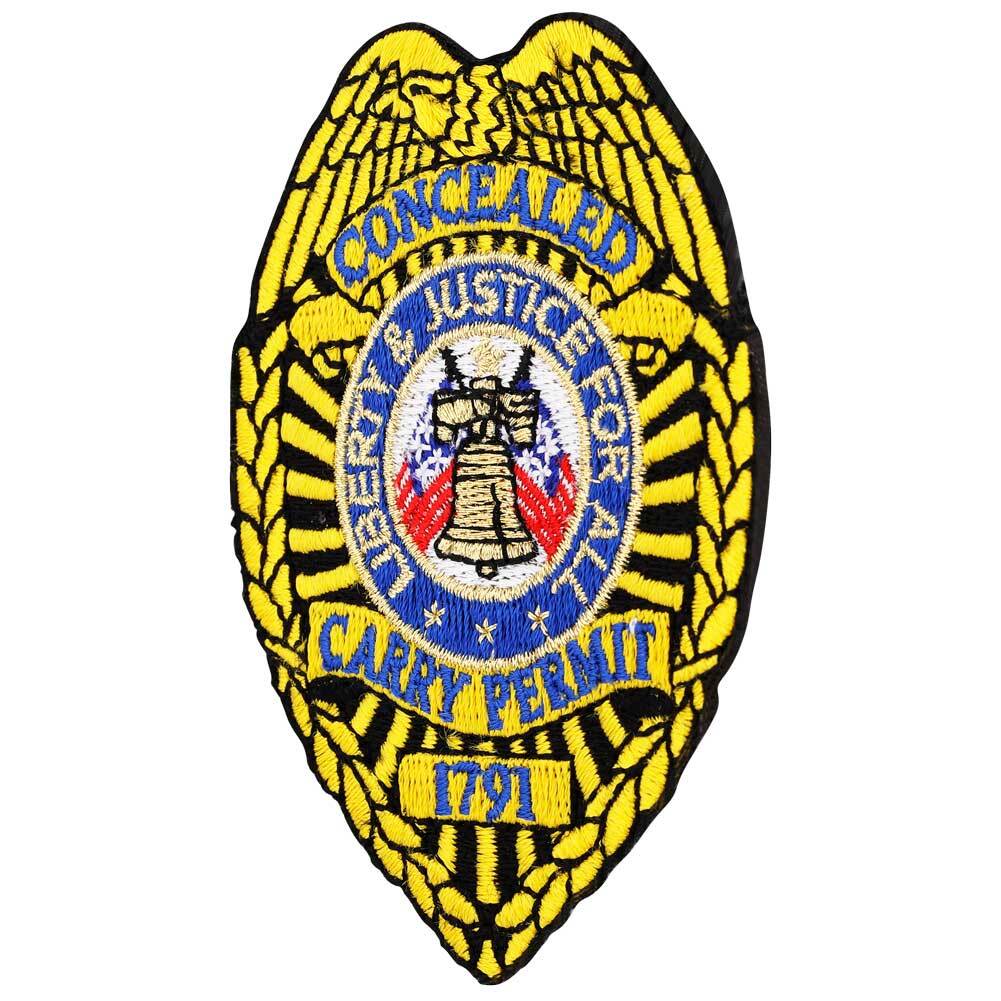 Conceal Carry Badge Heat Seal Patch | eBay