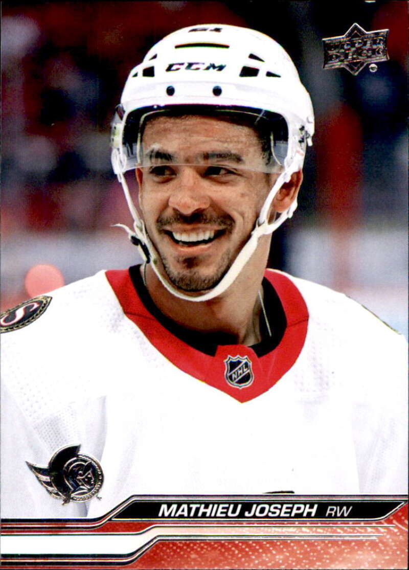 2023-24 Upper Deck Series 1 #129 Mathieu Joseph Ottawa Senators | eBay