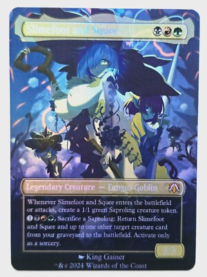 Slimefoot and Squee By KG 01 Foil-Altered Art Custom Card Creature | eBay