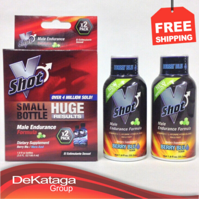 1 V-SHOT MALE ENDURANCE 2Pack 1.8oz BOTTLES | eBay
