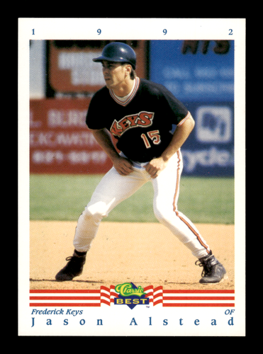 1992 Classic Best # 106 Jason Alstead Card (ML) Frederick Keys ...