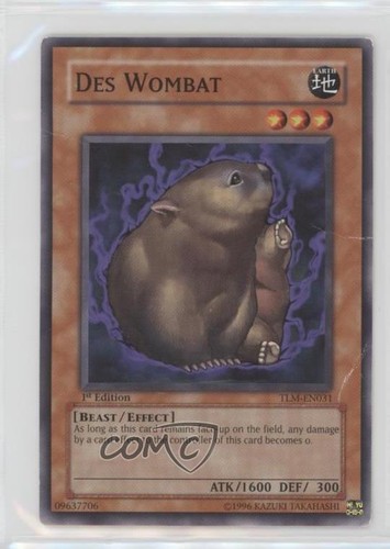 2005 Yu-Gi-Oh! - The Lost Millenium 1st Edition Des Wombat #TLM-EN031 ...