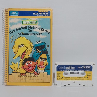 Vintage Playskool TALK 'N PLAY Book & Cassette. Sesame Street | eBay