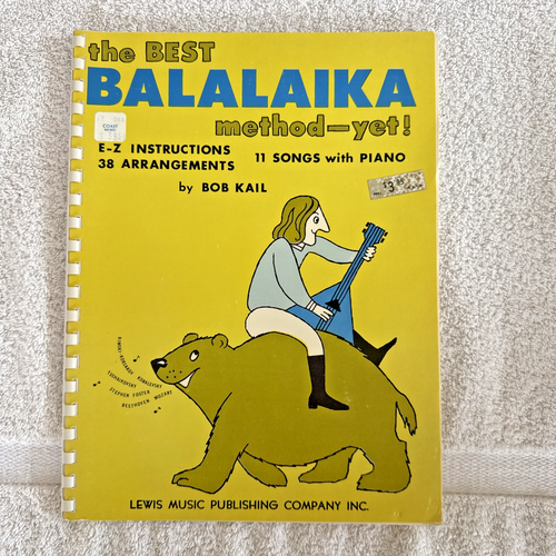 The Best Balalaika Method Yet Bob Kail Music Sheet & Elementary Method ...