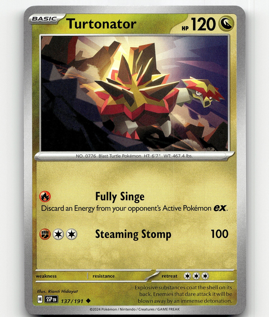 Turtonator (Uncommon)[SWSH08]: Buy and Sell Prices & Values - Pokécazilla