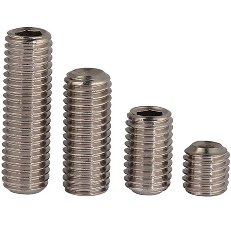 M4 316 Stainless Steel A4 Hex Socket Set Screws with Cup Point Grub ...