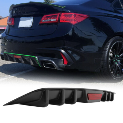Car Rear Bumper Diffuser Spoiler Shark Wing Lip For Acura TL TLX NSX ...