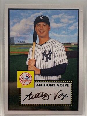 Anthony Volpe 2025 Topps Heritage H25-1 Insert 25th Anniversary Card | eBay