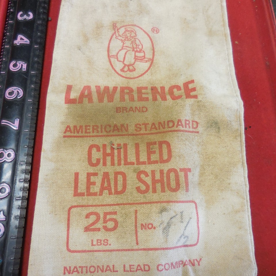 LAWRENCE AMERICAN STANDARD CHILLED LEAD SHOT 25lb SACK #O/H | eBay