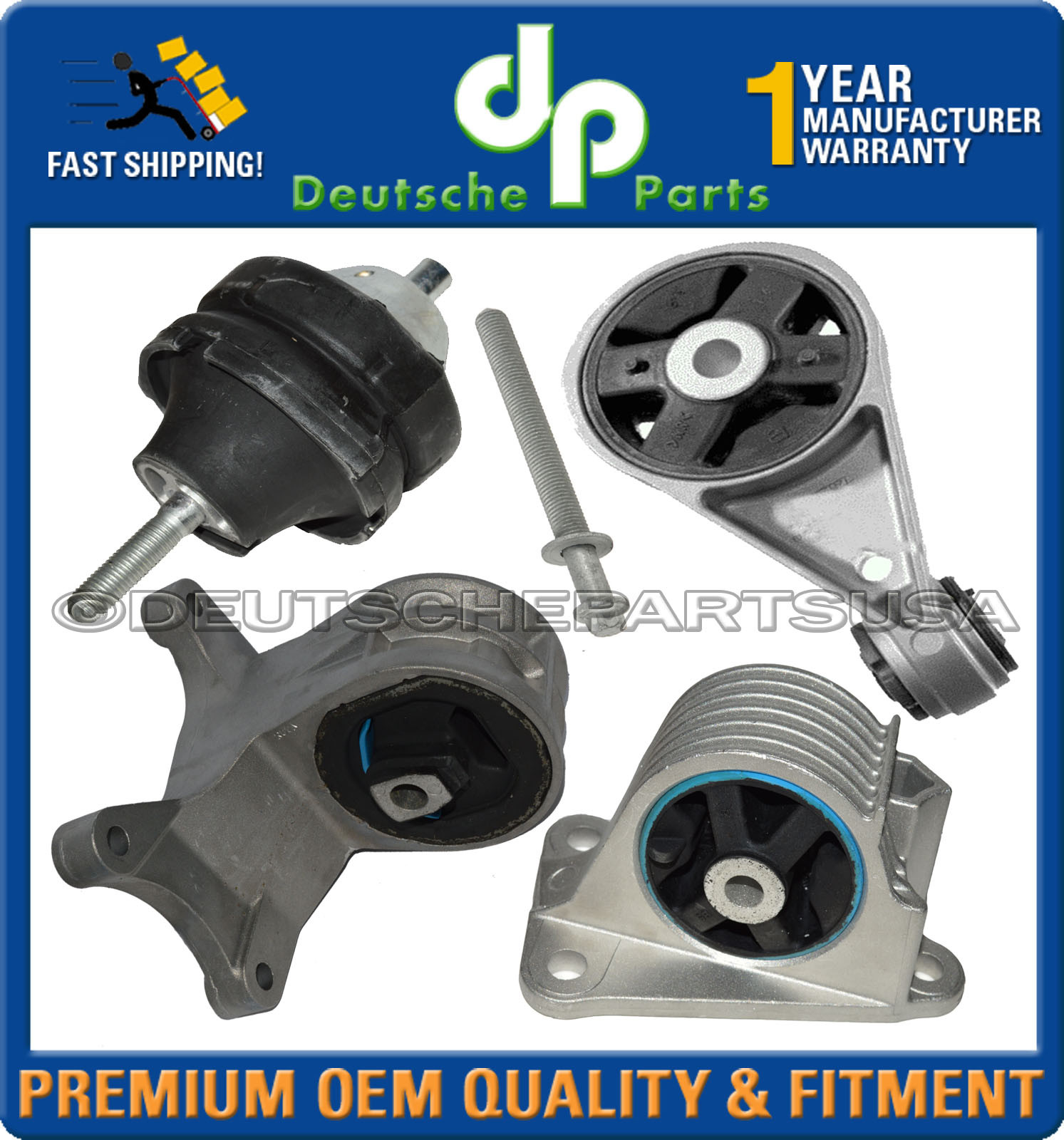 Mini R50 Engine Motor Mounts Manual Transmission Mount Bolt LH + RH Set ...