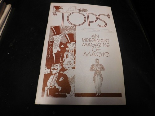 The Tops Independent Magazine Of Magic & Magicians 1936 May | eBay