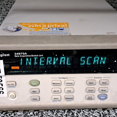 Agilent 34970A Data Acquisition Control Unit (no cards) 661291668050 | eBay