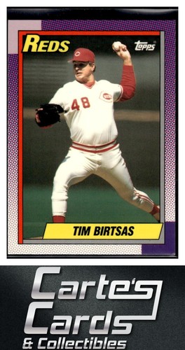 Tim Birtsas 1990 Topps Tiffany #687 Cincinnati Reds | eBay