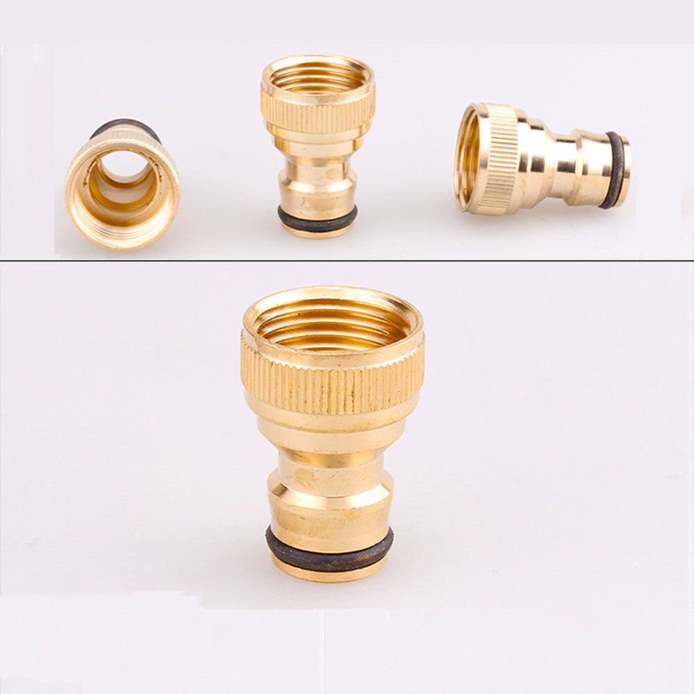 Drip Thread Tap Adapter Brass Irrigation Hose Connector Quick Hitch ...