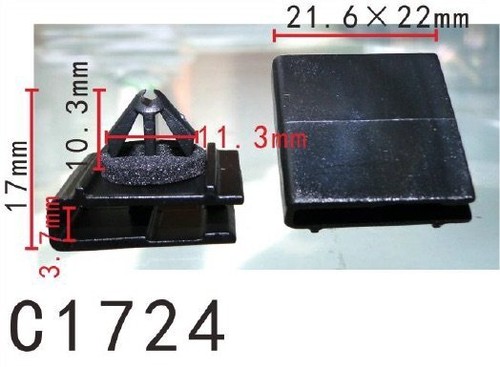 20pcs Fit Chrysler Rocker moulding Clip with Sealer 6509288AA ...