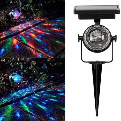 Color Changing Projector Lamps Solar Power Star Light Laser Lights ...