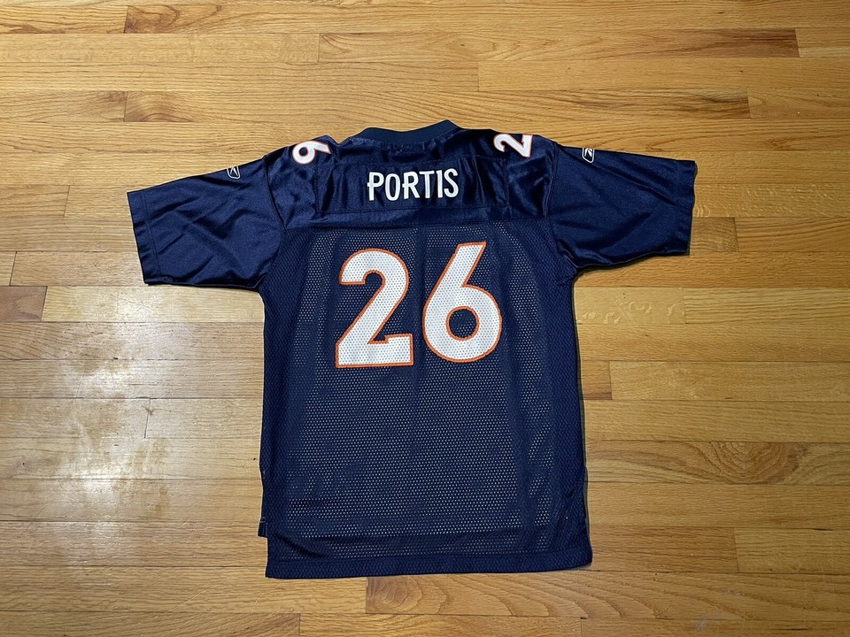 Clinton Portis #26 Denver Broncos NFL Reebok White Jersey Youth Size ...