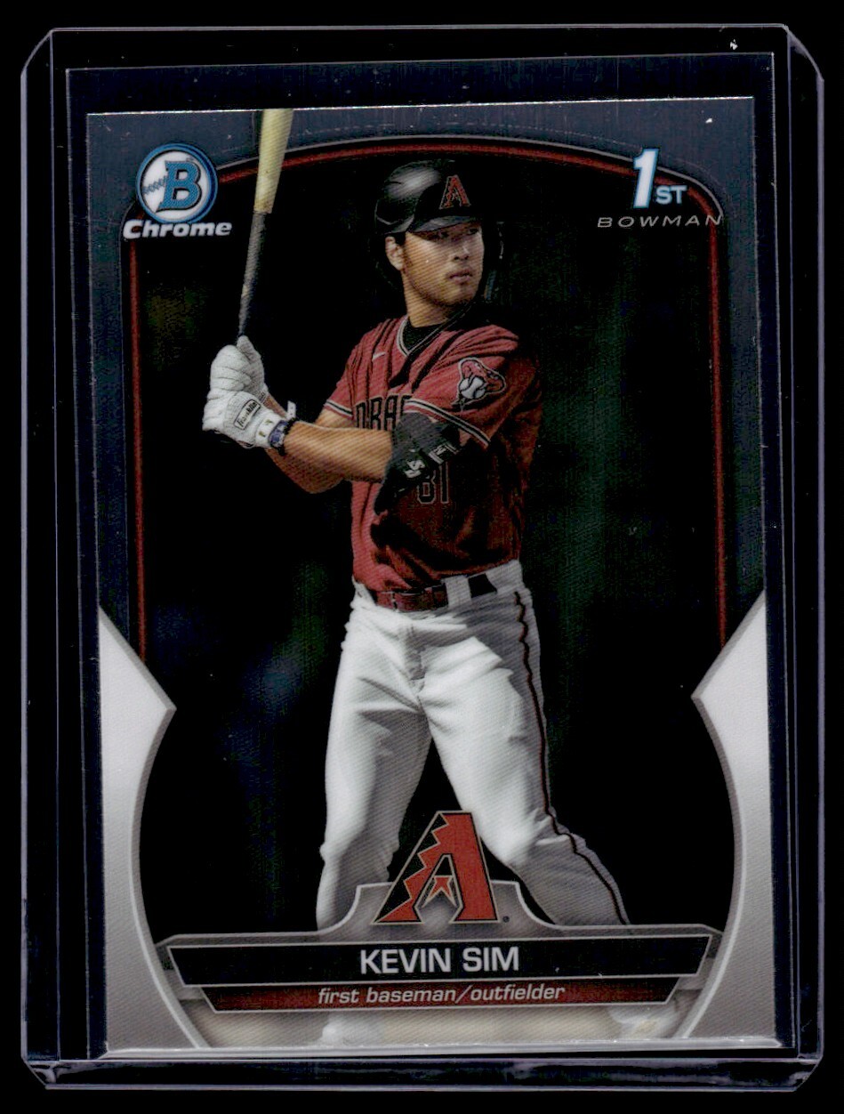 2023 Bowman Draft Chrome Kevin Sim Rookie Arizona Diamondbacks #BDC-16 ...