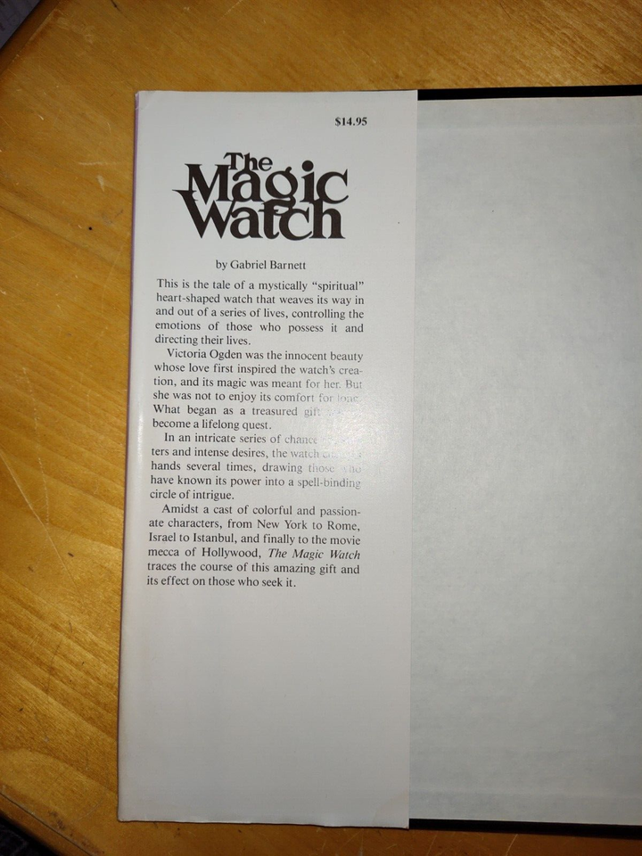 The Magic Watch by Gabriel Barnett (1984), HC/DJ, 1st Edition, SIGNED ...