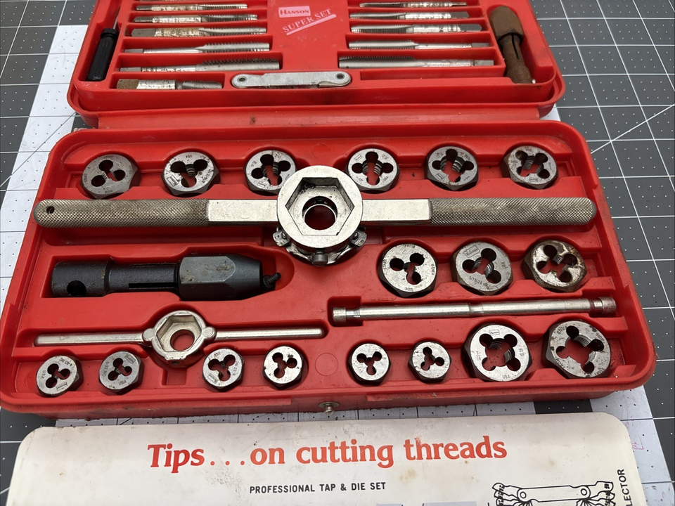 Hanson Tap & Die Super Set USA Tools | eBay