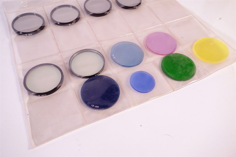 Large Olympus Microscope Filter Set LB-200 LB-45 ND Filters | eBay