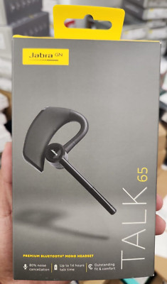 Jabra Talk 65 Mono Premium Wireless Single Ear Headset - Black [Talk 65 ...