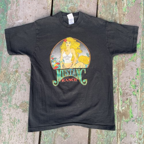 Vintage Mustang Ranch Brothel Strip Club Shirt Large 80s 90s Joe ...