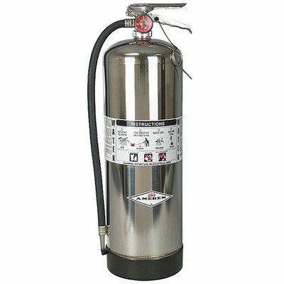 Amerex 240 2.5 Gallon Water Fire Extinguisher with Aluminum Valve ...