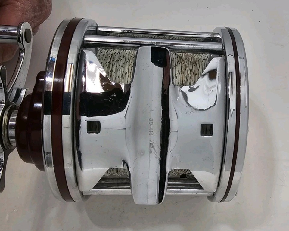 Vintage Penn Special Senator 114-H Fishing Reel High Speed Cast Bronze ...