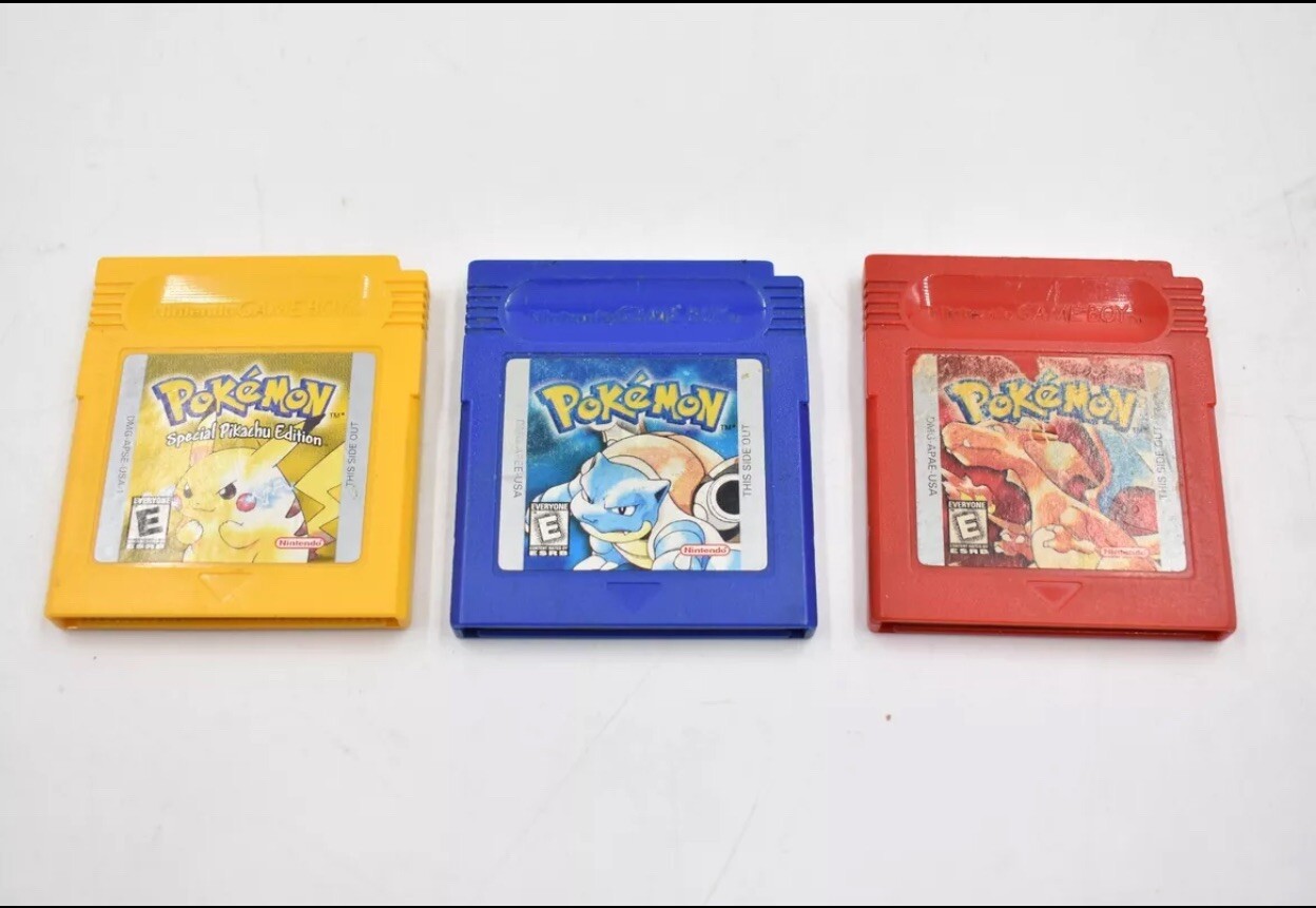 Pokemon Blue Version (Game Boy, 1998) 45496730826 | eBay