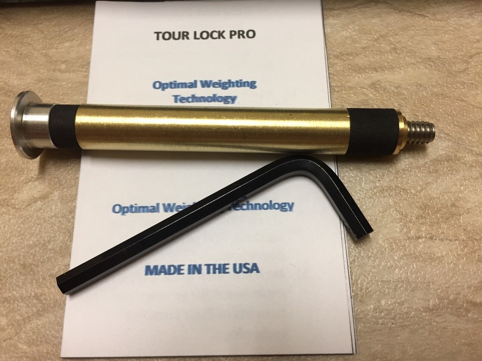 Tour Lock Pro Counter Weight 80Gram (Silver) for Putters w/Locking Tool ...