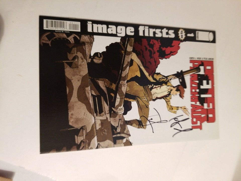 Peter Panzerfaust # 1 Signed by Kurtis Wiebe & Tyler Jenkins rare image ...