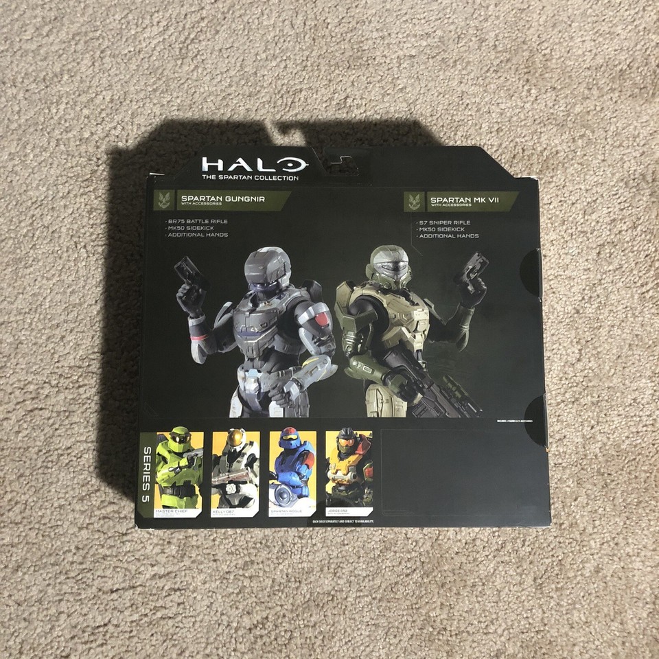 Halo Spartan Collection Spartan MK VII & Spartan Gungnir Deluxe 2-Pack ...
