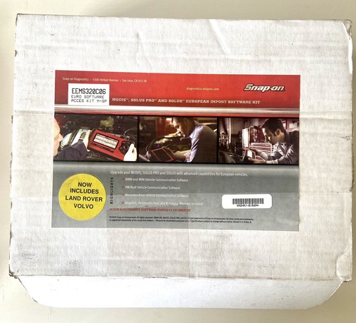 SNAP ON SOLUS PRO SCANNER EESC 316 11.2 BUNDLE. W/European Software ...
