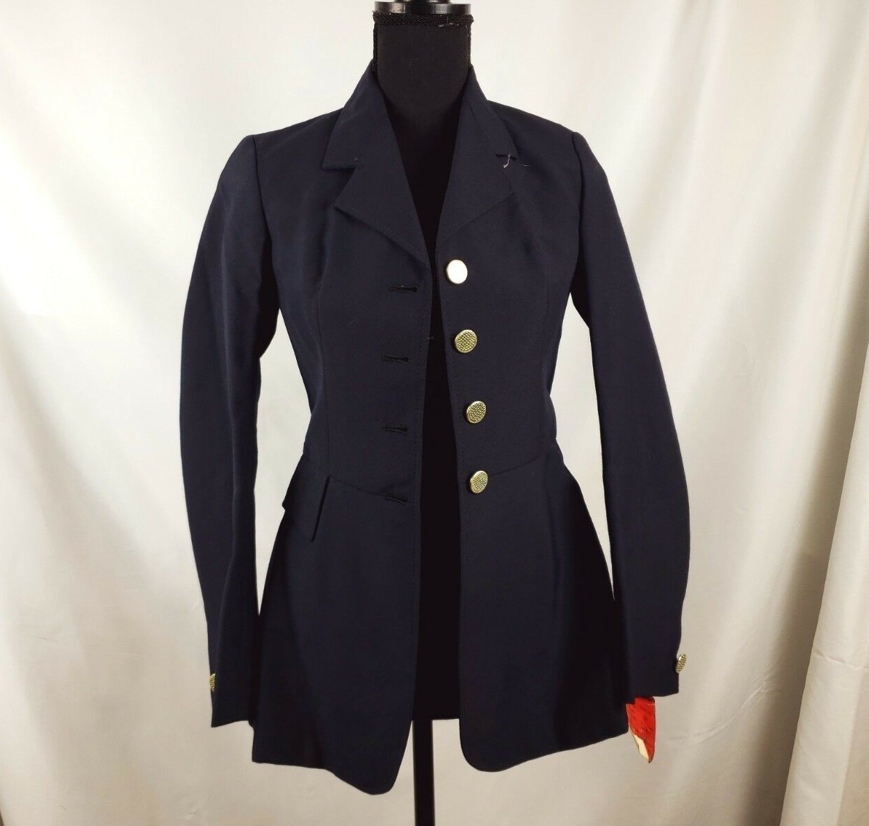 NOS Vintage Equestrian Riding Jacket Blue Romania Gol… - Gem