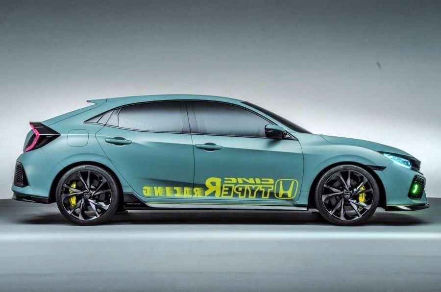 Multiple Color Car Graphics Fit for Civic Type R Racing Vinyl Decal ...