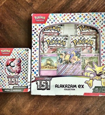 Pokemon 151 Bundle-1x 151 Booster Bundle And 1x 151 Alakazam Box | eBay