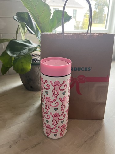 Starbucks Roller Rabbit 16oz Stainless Steel Tumbler Festive Holiday ...