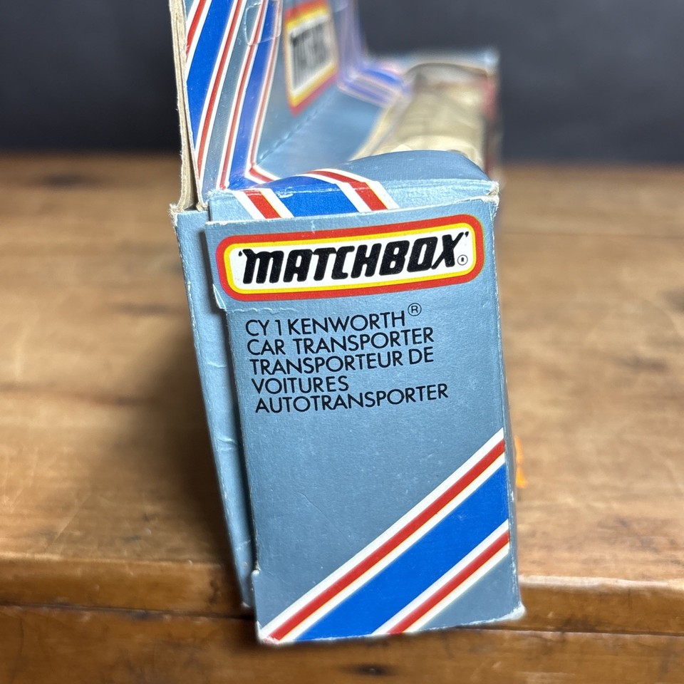 MATCHBOX TEAM CONVOY CY1 KENWORTH CAR TRANSPORTER 1982 LESNEY | eBay