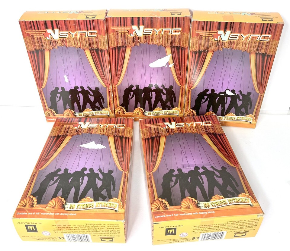 NEW *NSYNC Complete On Tour 2000 Collector’s Edition Marionette Dolls ...