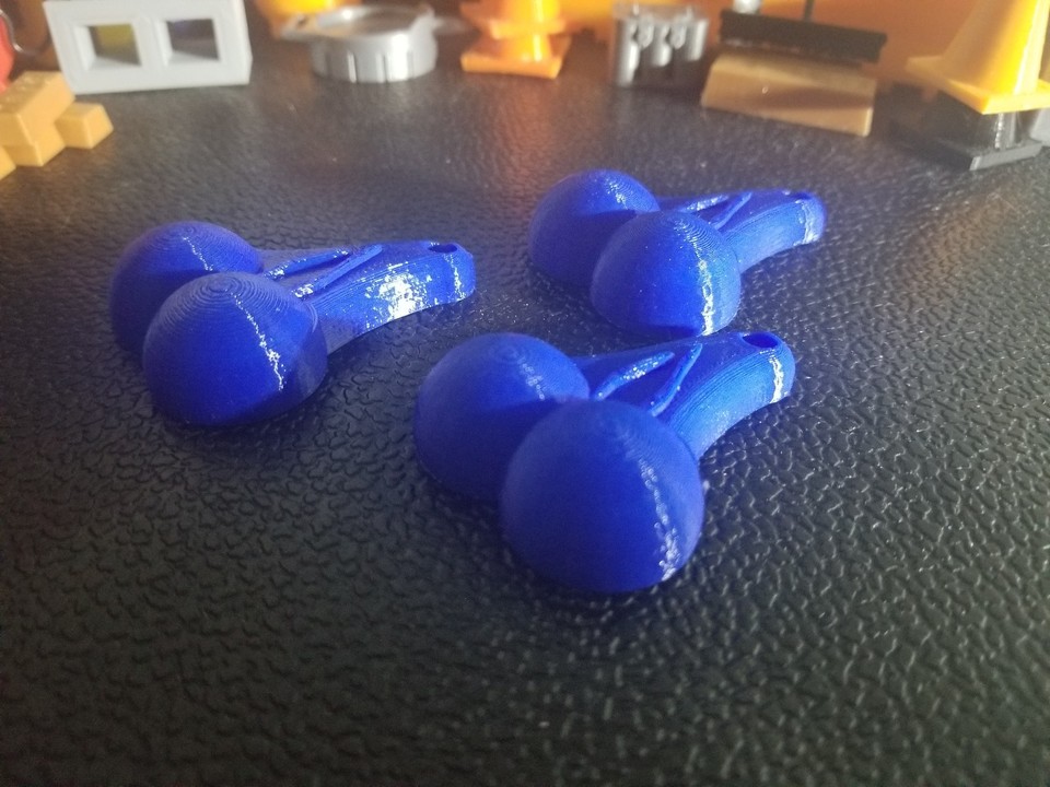 Choose Your Color RC 1/10 Scale Hanging Truck Balls Nuts Rock Crawler ...