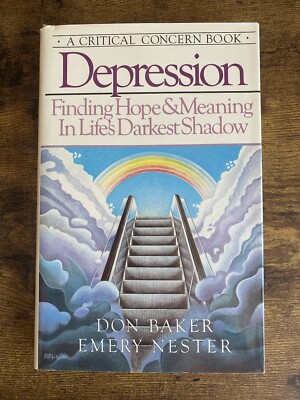 Vintage 1983 A Critical Concern Book Depression Hardcover Old Book | eBay