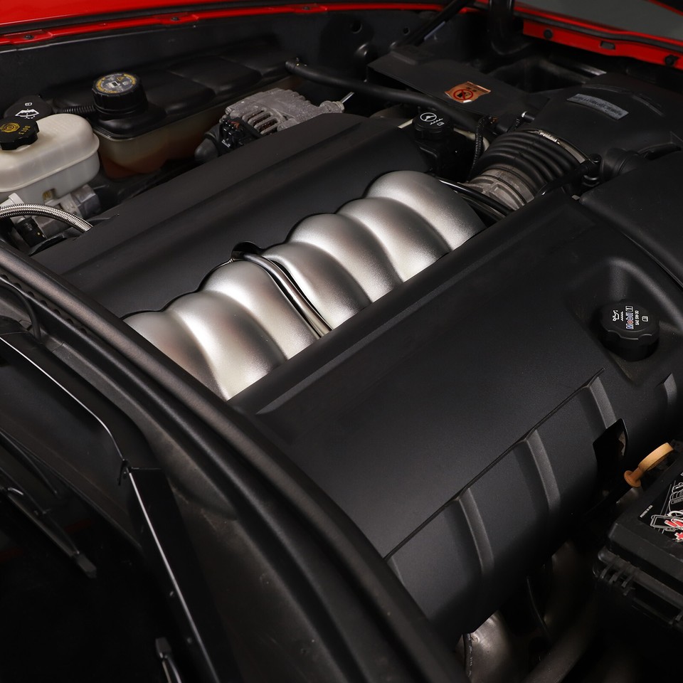 Aluminum LS3 Engine Intake Plenum Cover Dress Up Fits Corvette C6 2005 ...