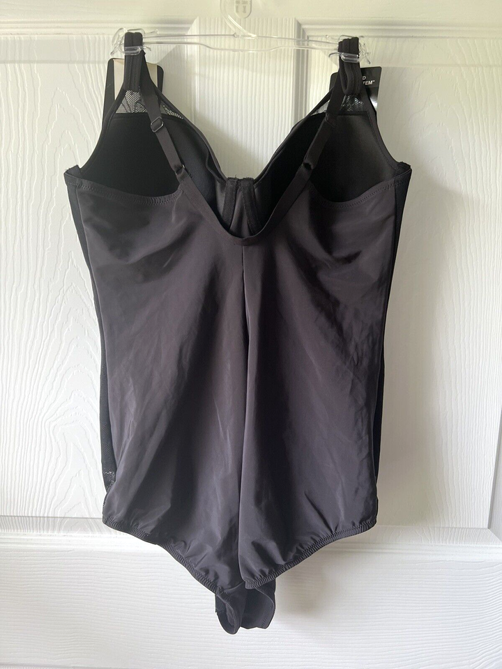 NEW Bali Ultra Light Body Briefer Shaper Firm Control Underwire Lace ...