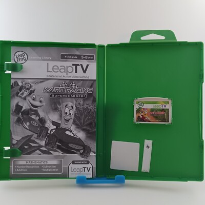 Leap Frog Leap TV Kart Racing Supercharged Educational Video Game Math ...
